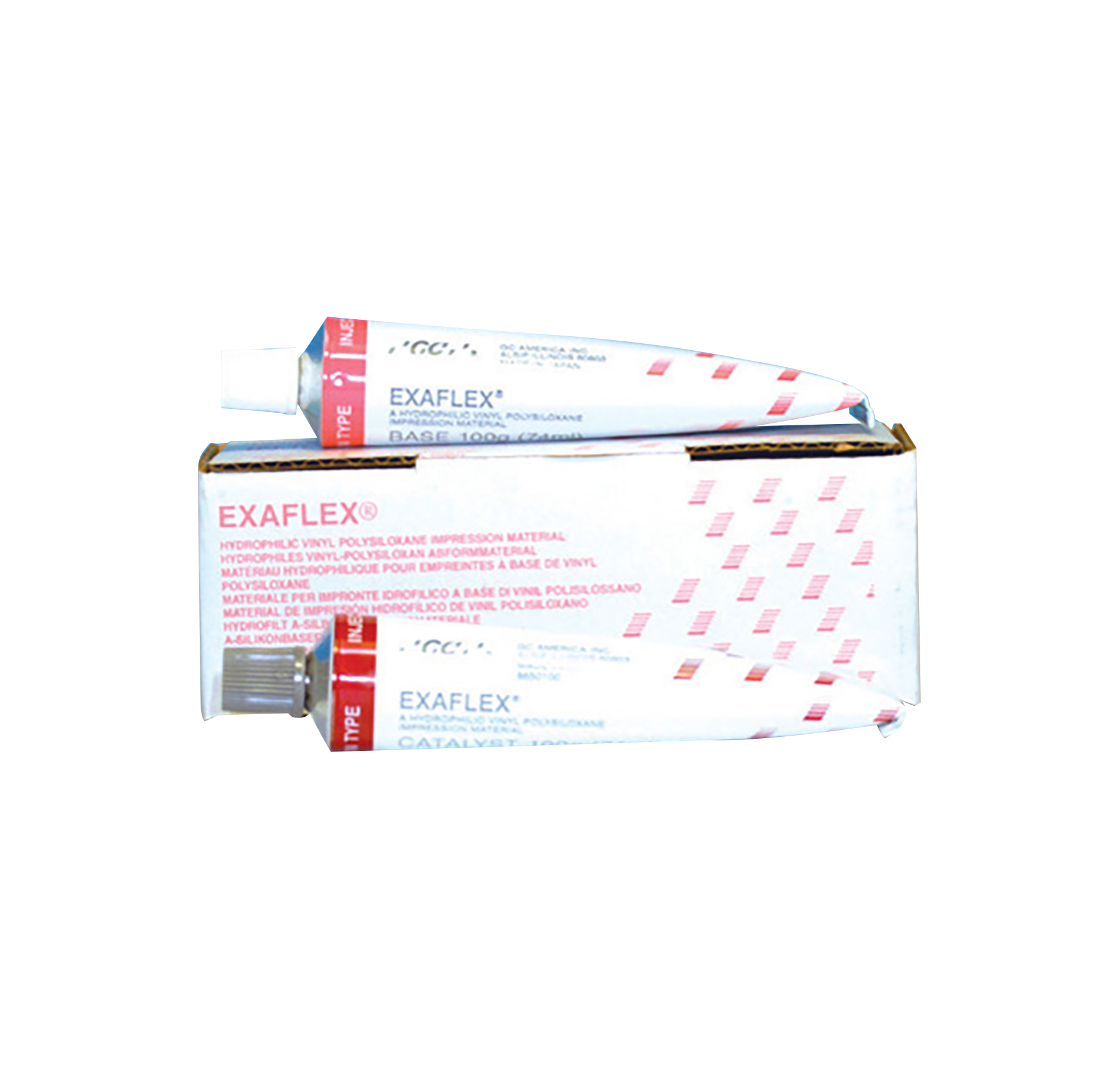 GC Europe Exaflex Injection 1-1 Tubes 74ml Base 74ml Catalyst 12822 ...