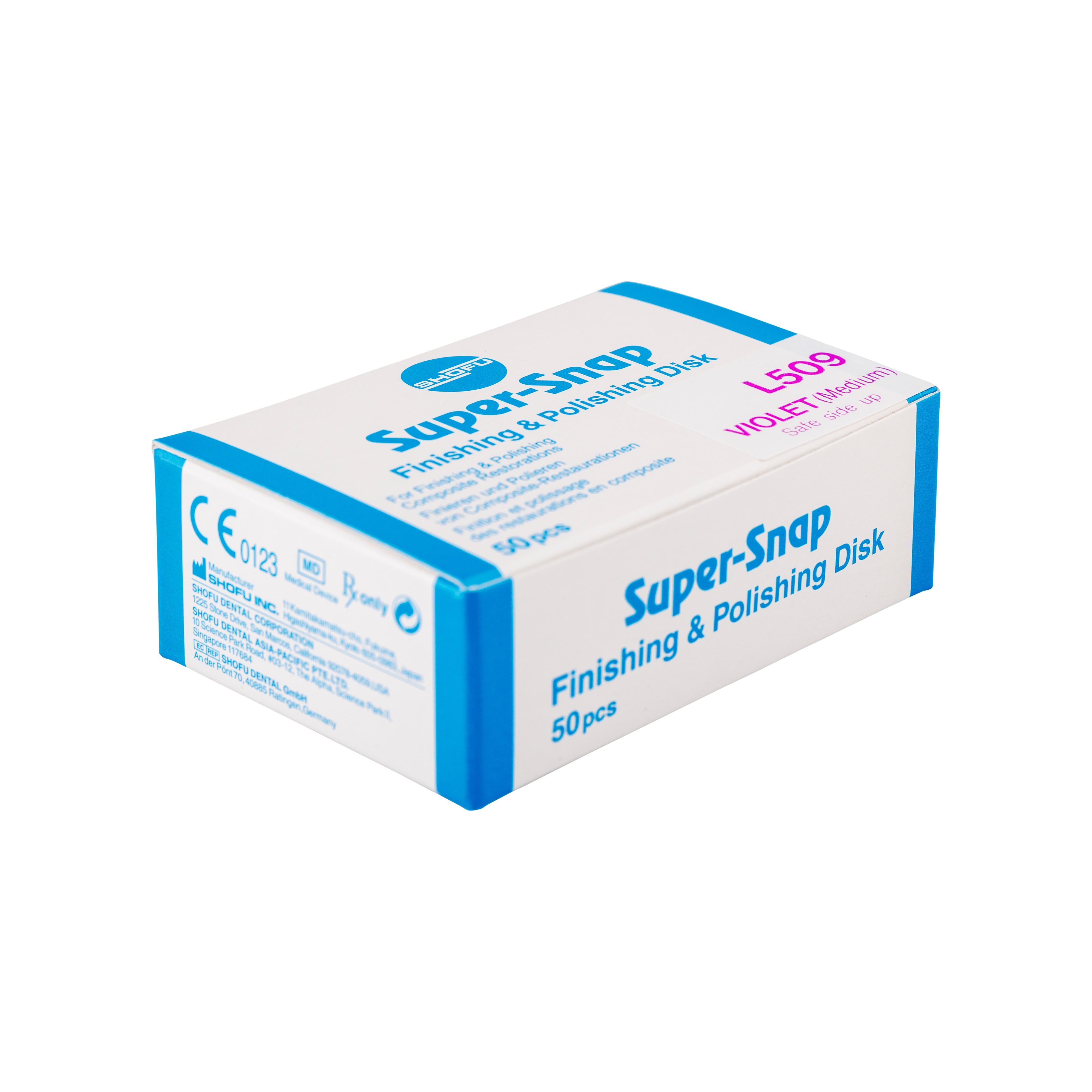 Shofu Dental Super-Snap Disc Refill L509 Light Violet 50pk 194726 ...