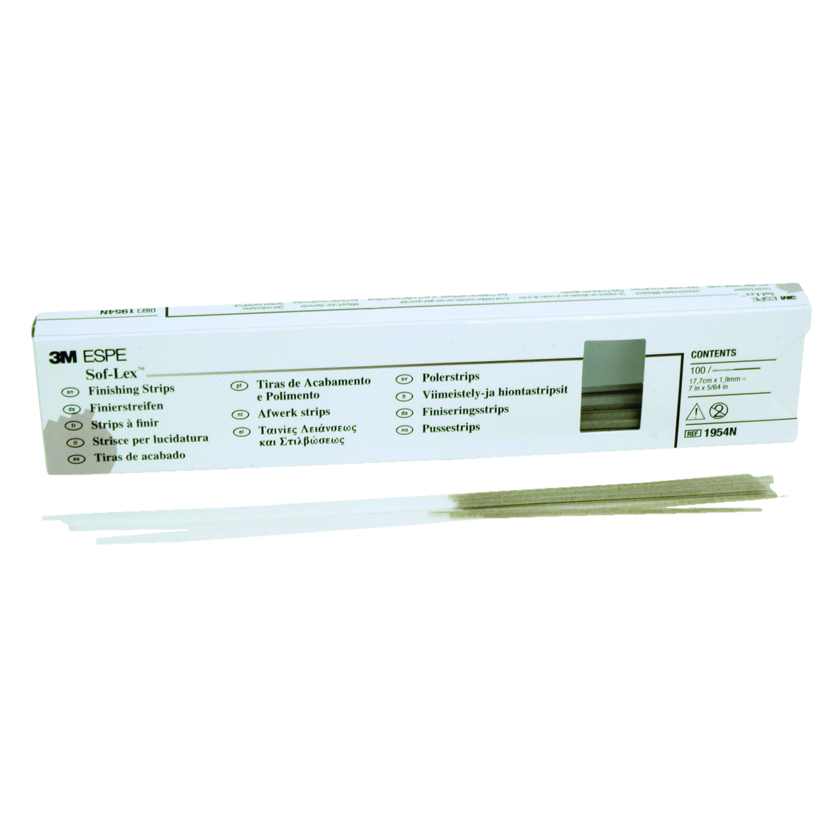 Solventum 3M Sof-Lex Strip Coarse Medium Narrow 2mm 1954N 150pk 18081 ...