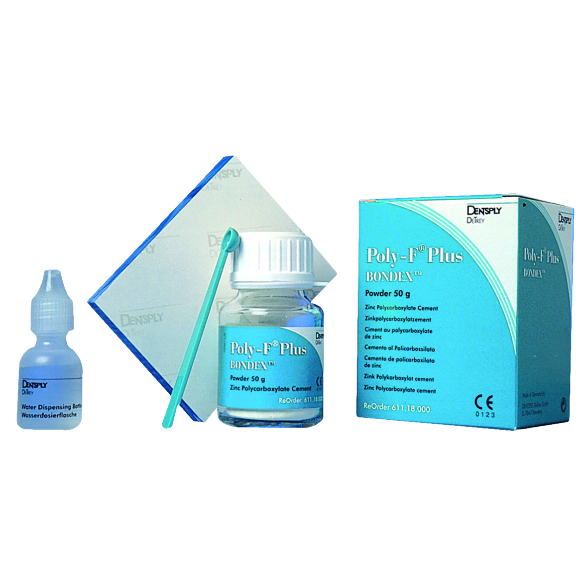 Dentsply Sirona Poly F Plus Cement Powder & Accessories 50g 73057 ...