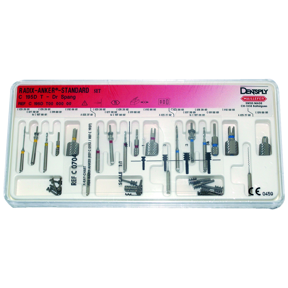 Maillefer Dentsply Radix Anker System 195DT Titanium Alloy 40715 - Kent ...