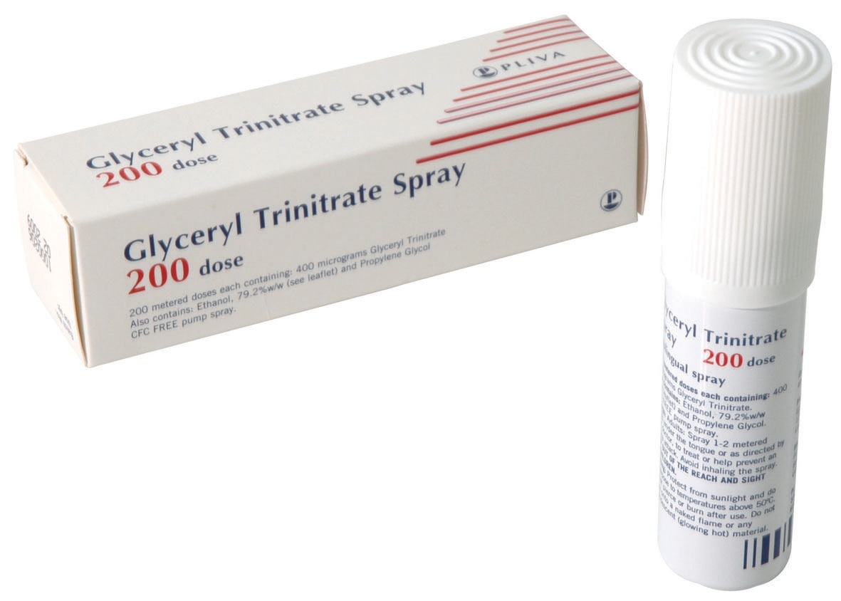 Ayrton Saunders Ltd Glyceryl Trinitrate Spray 200 x 0.4mg Doses 111756 ...