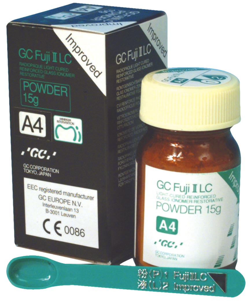 GC Europe Fuji II 2 LC Glass Ionomer Powder A4 15g 38014 - Kent Express
