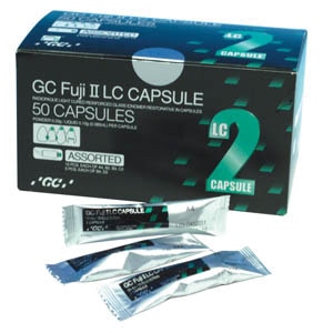Fuji II 2 LC Glass Ionomer Capsules Assorted 50pk