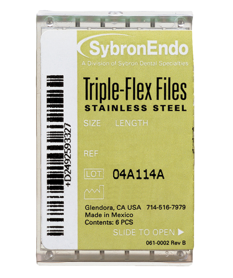 Kerr Endodontics Triple-Flex Files 30mm 08 6pk 73750 - Kent Express