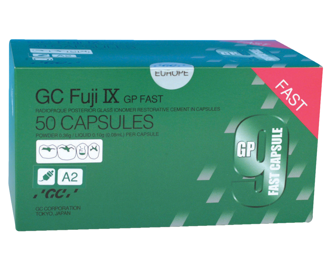 GC Europe Fuji IX GP GI Capsules Fast A2 50pk 38041 - Kent Express