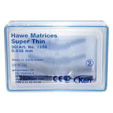 Hawe Matrix Strip Super Thin 0.038mm 1206 30pk