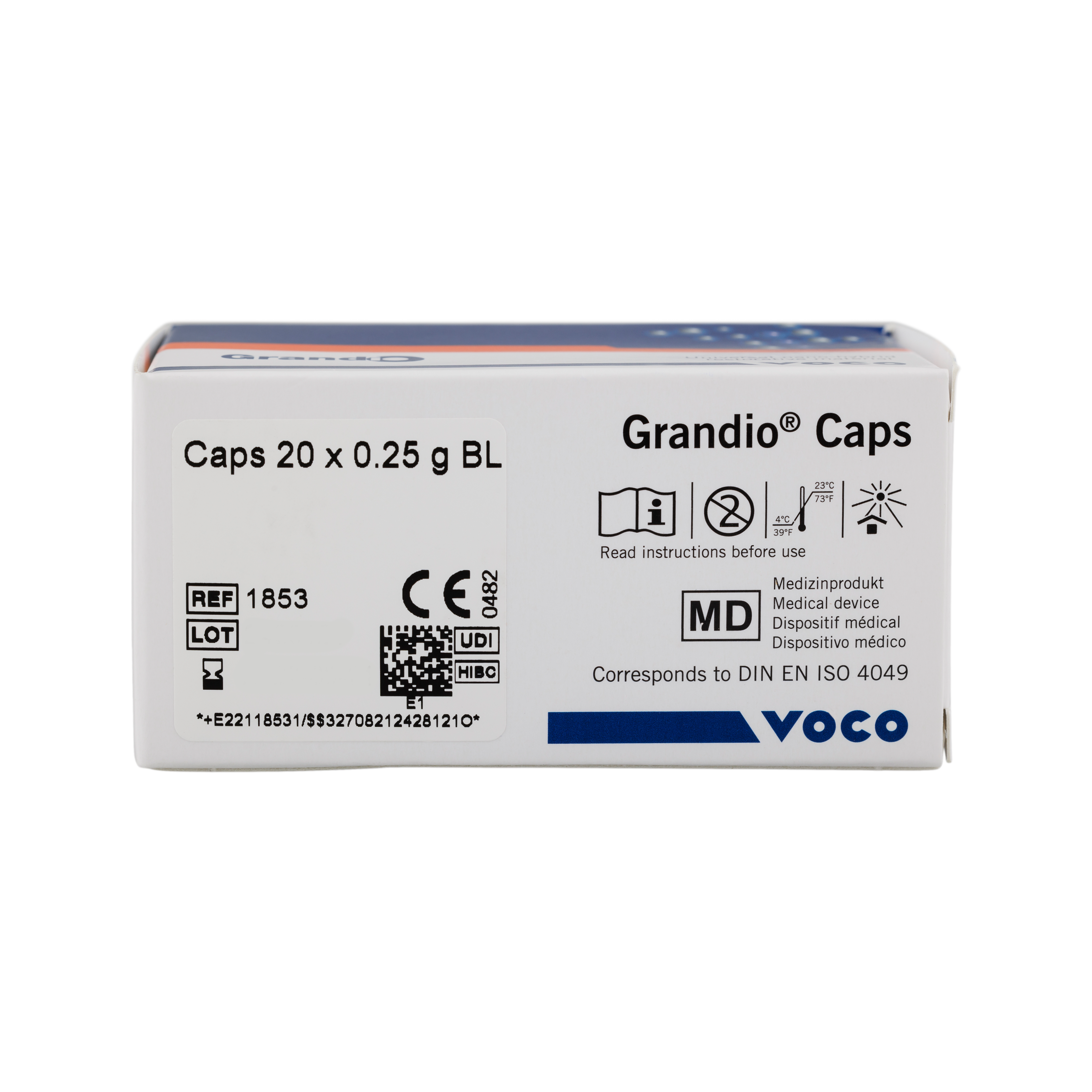 Voco Grandio Hybrid Composite Capsule BL 20pk 112809 - Kent Express