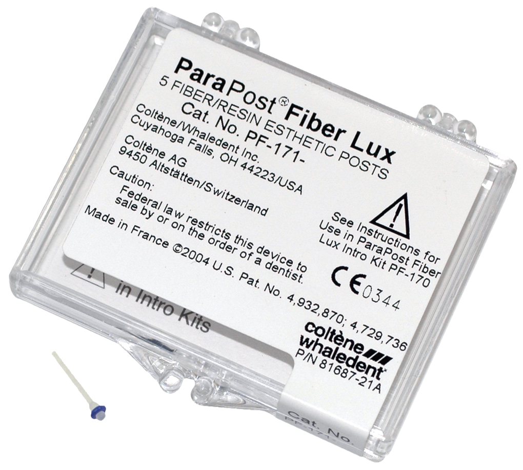 Coltene ParaPost Fiber Lux PF17145 Blue 1.14mm 5pk 113189 - Kent Express