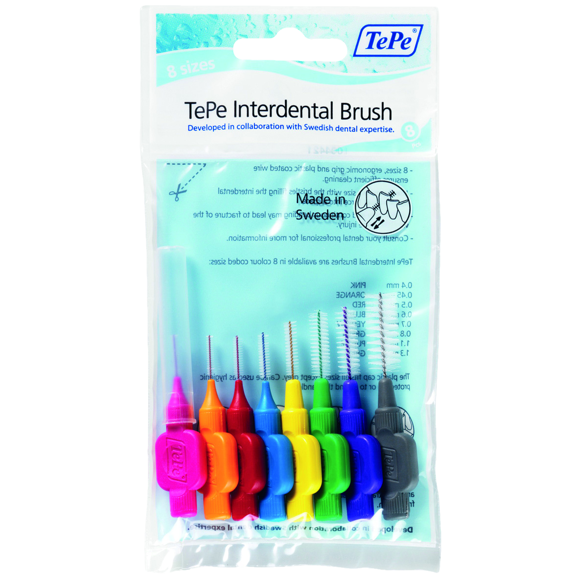 Tepe TePe Interdental Regular Brushes Assorted 8pk 204013 - Kent Express