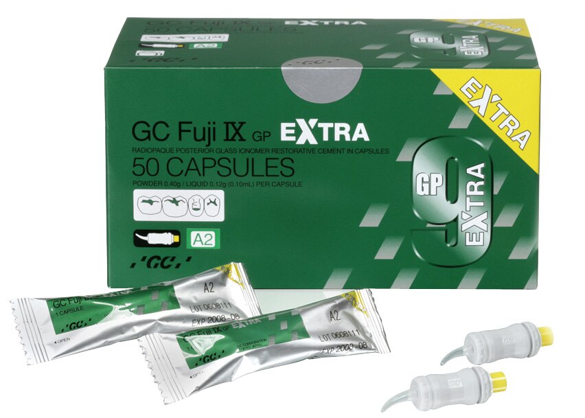 GC Europe Fuji IX 9 GP Extra GI Capsules A2 50pk 204502 - Kent Express