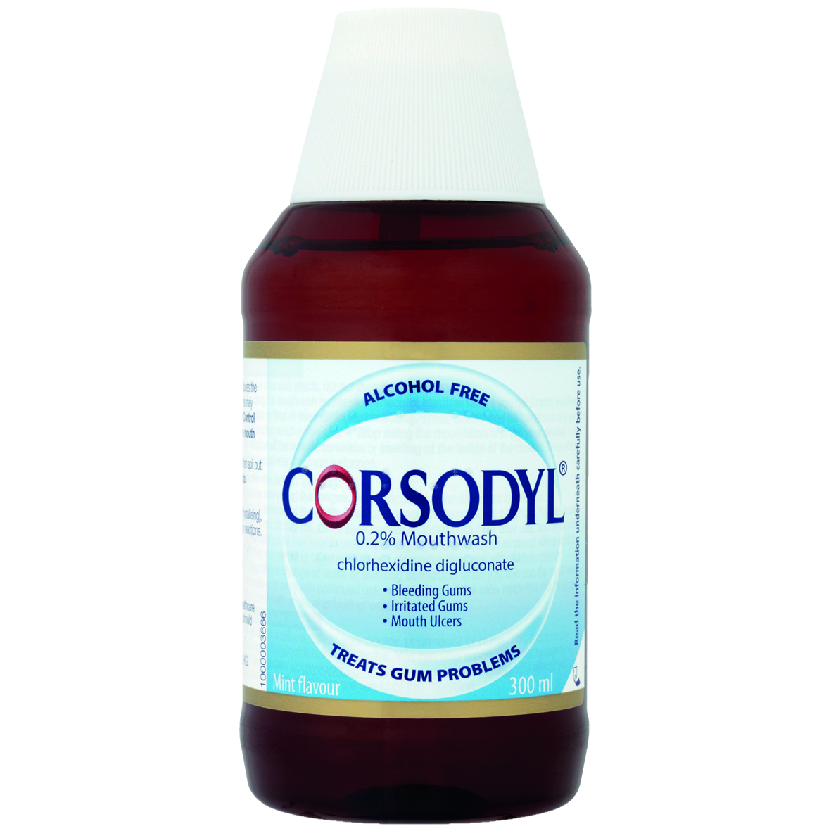 GSK Corsodyl Mouthwash Alcohol-Free 300ml 211709 - Kent Express