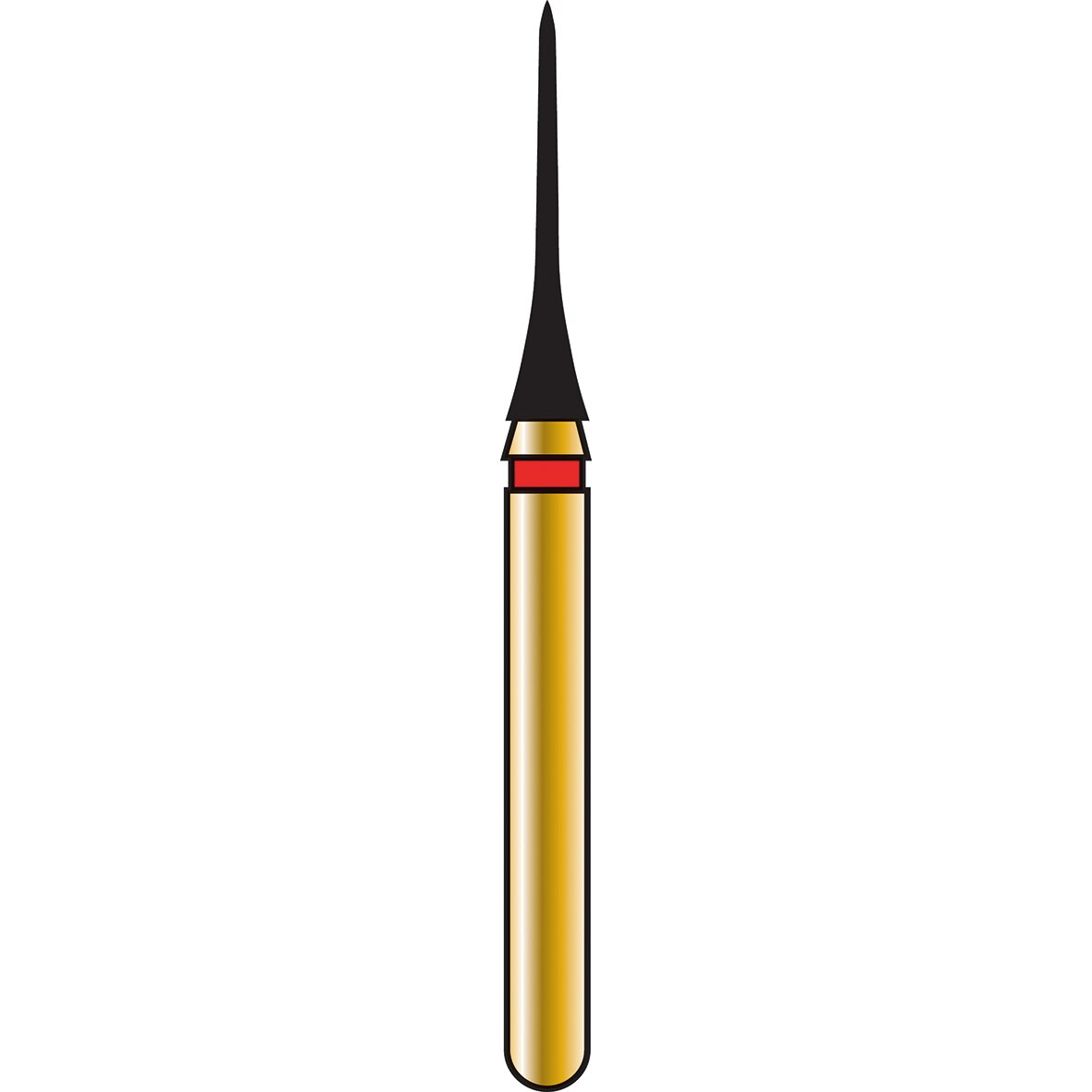Coltene Diatech Gold Diamond Bur G392-314-016-8-F 5 Pk 212890 - Kent ...