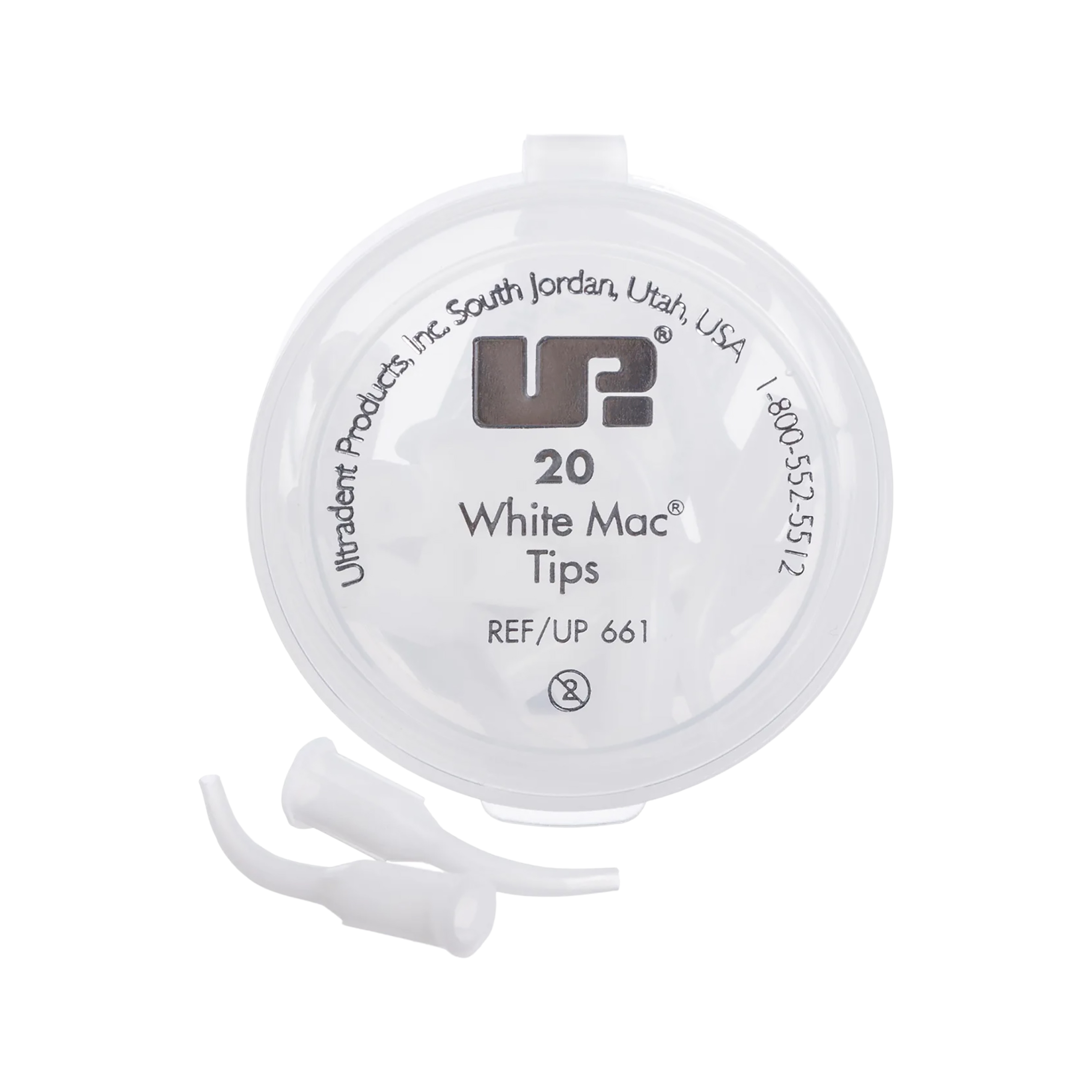 Ultradent White Mac Tips 20pk 221481 - Kent Express