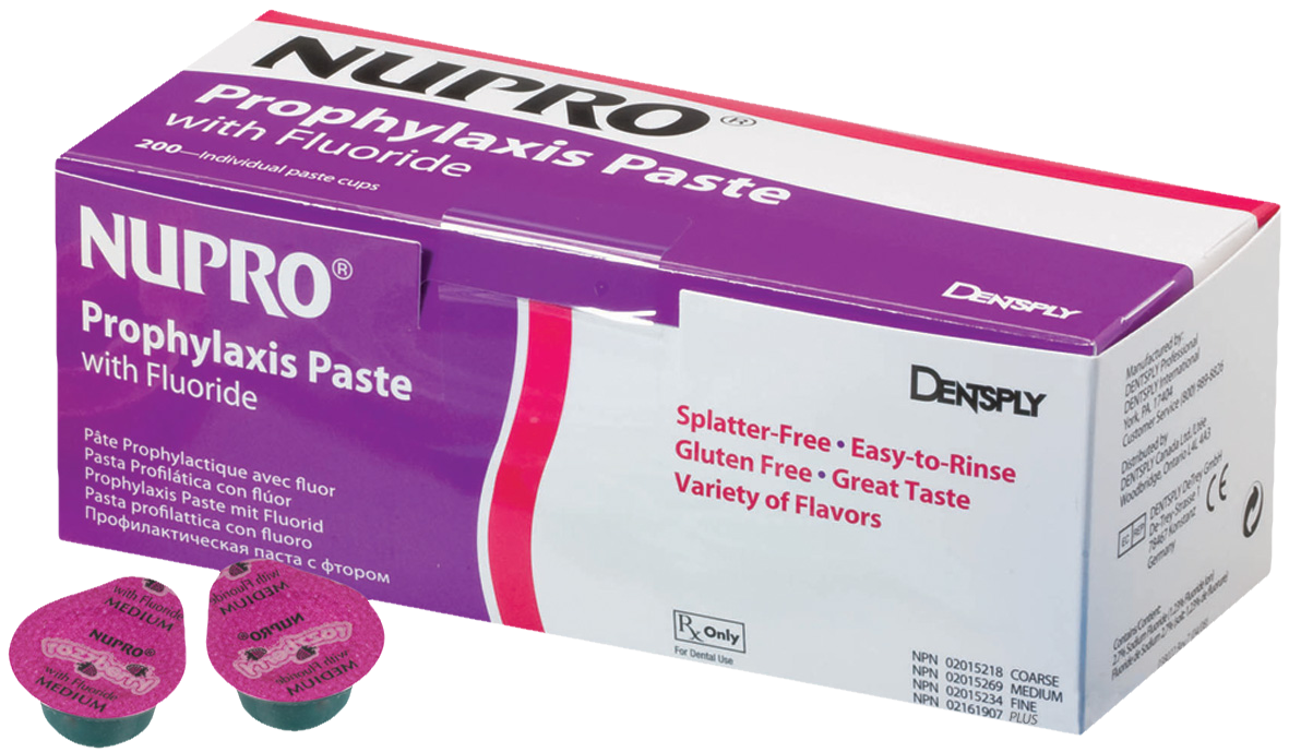 Dentsply Sirona Nupro Prophy Paste Razzberry Fluoride Coarse 200pk ...