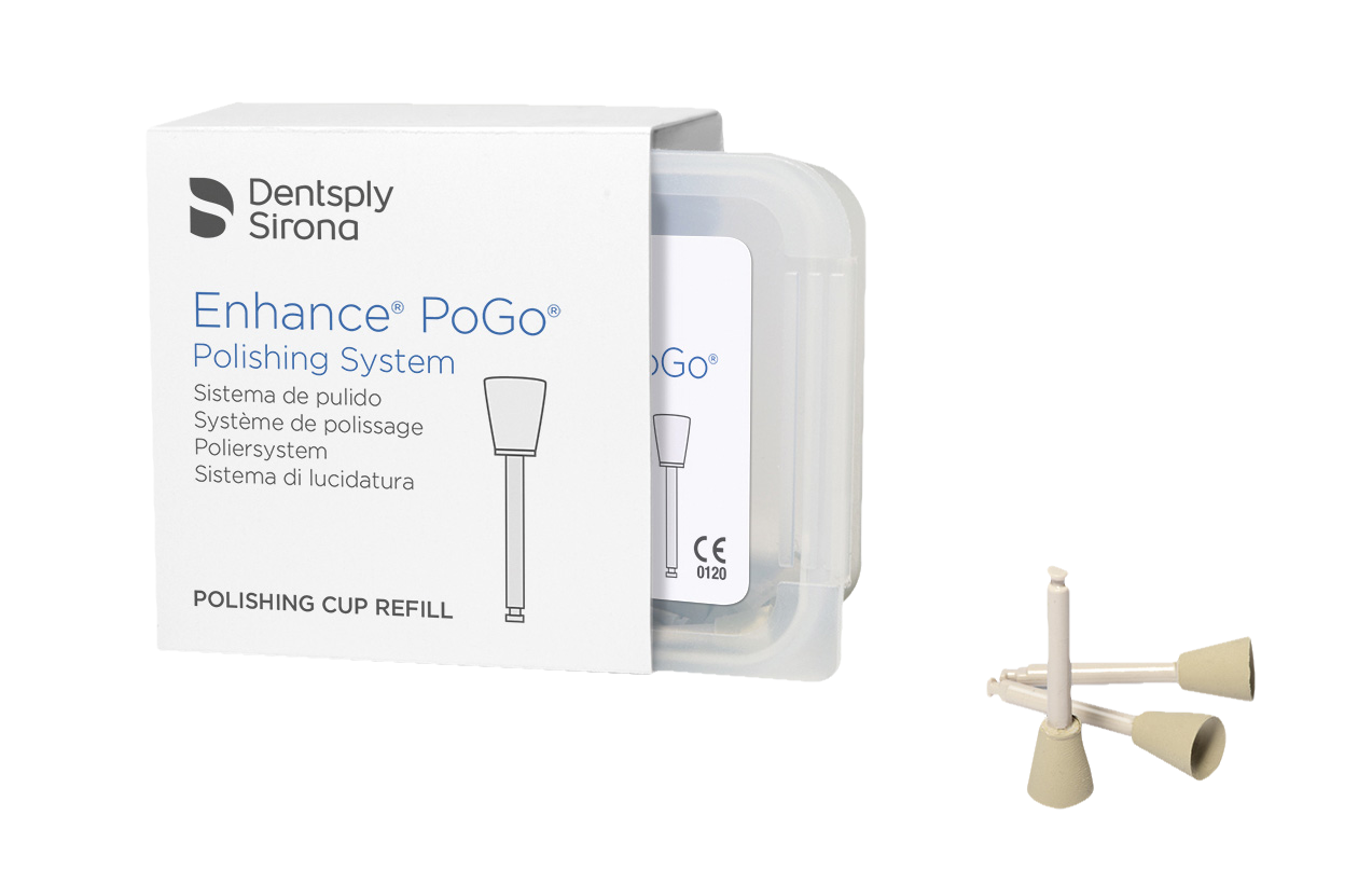 Dentsply Enhance PoGo Polishing Cup Refill 40pk 222396 - Kent Express