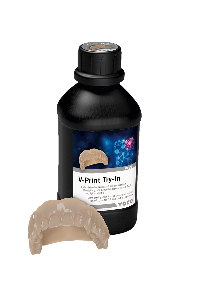 Voco V-Print Try-In Bottle Beige 1kg KX225499 - Kent Express