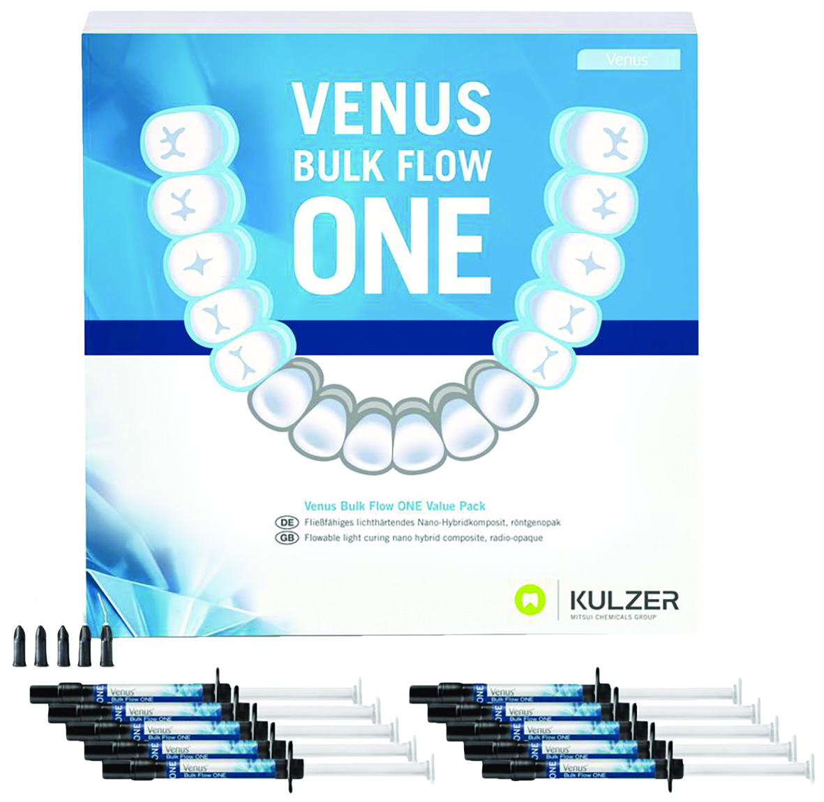 Kulzer Venus Bulk Flow One Value Kit Syringe 10pk KX229081 - Kent Express